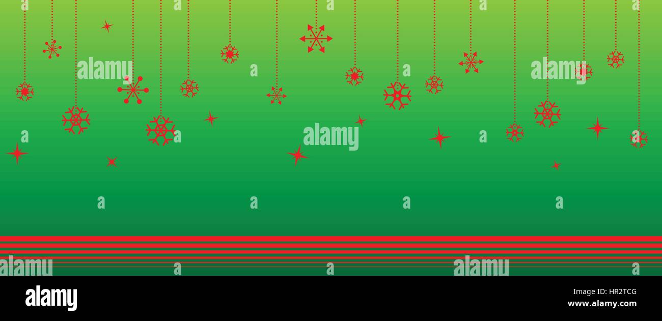 Hanging White beautiful snowflake with star on red background Stock ...