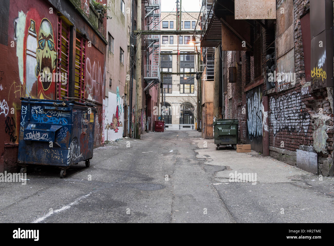 Vancouver alley hi-res stock photography and images - Alamy