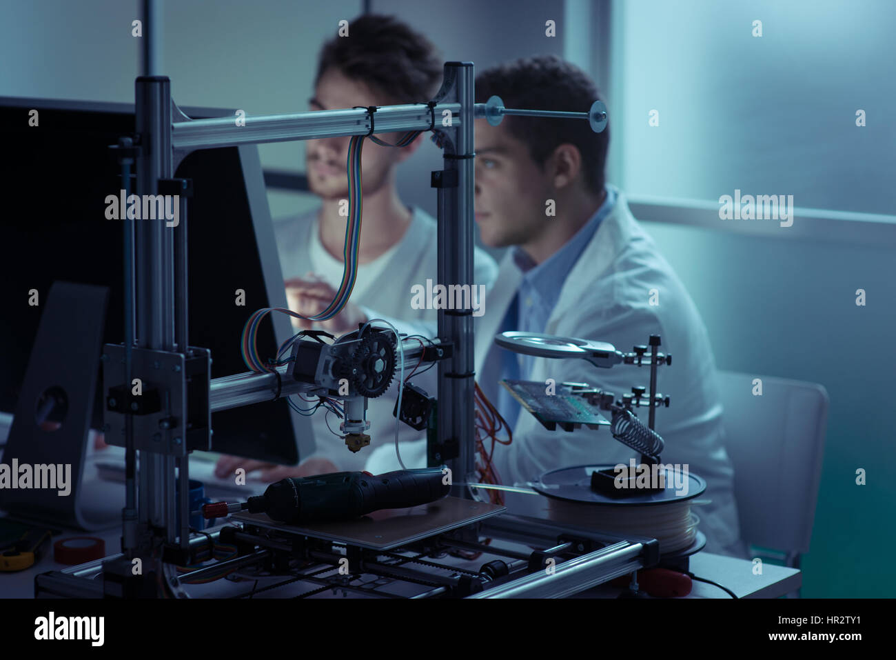 School students using computer lab hi-res stock photography and images ...