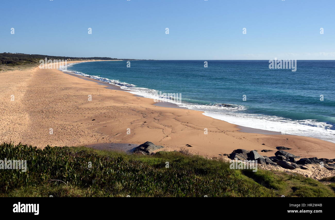 Coila beach at Tuross Head. Tuross Head is a seaside village on the ...