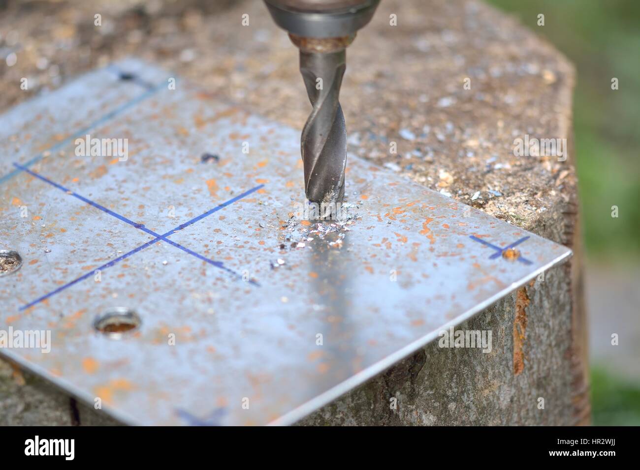 metal drilling machine Stock Photo - Alamy