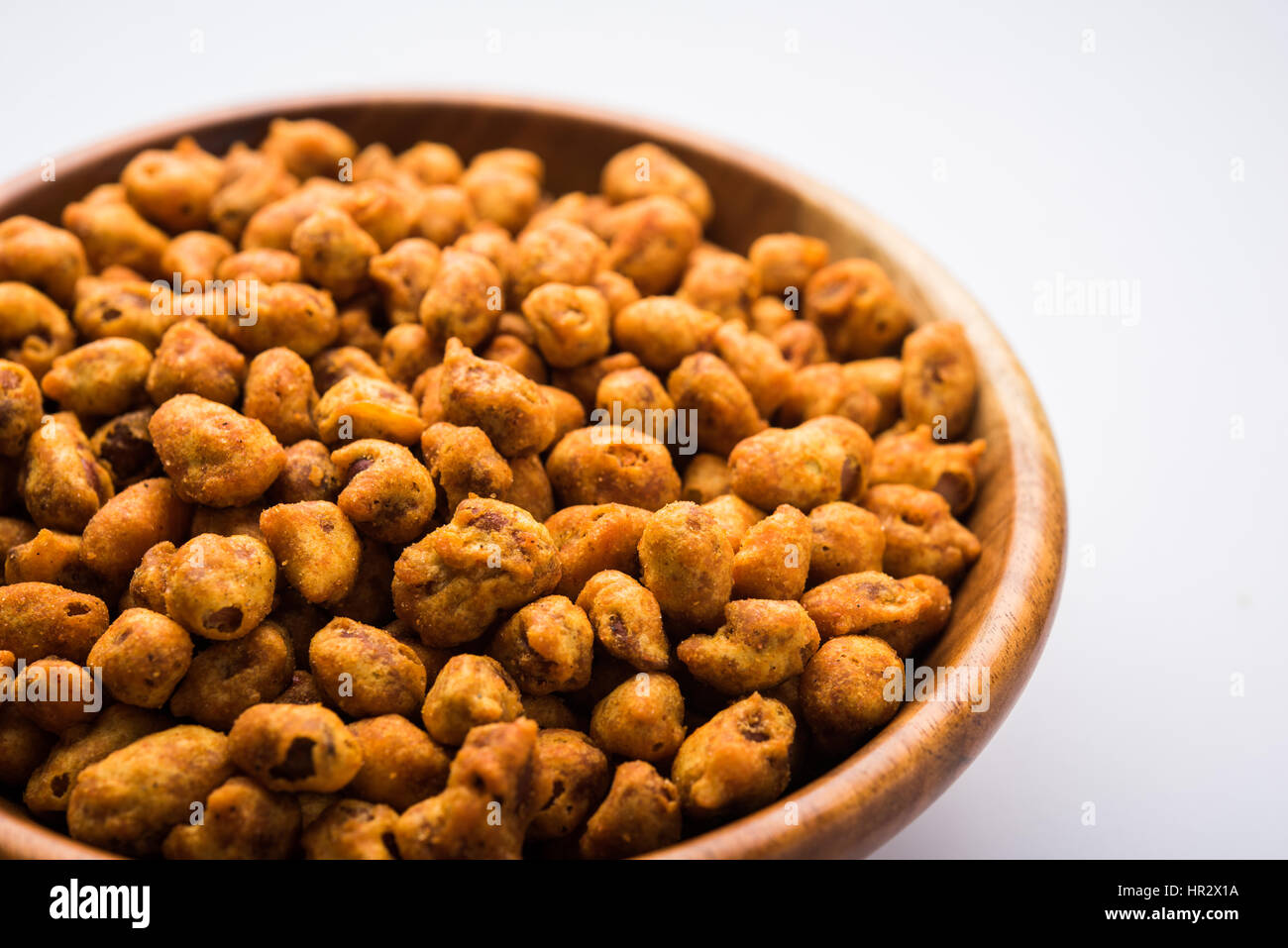 indian Spiced coated fried or tasty delicious Masala peanut Stock Photo ...