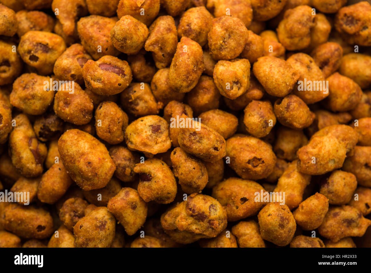 indian Spiced coated fried or tasty delicious Masala peanut Stock Photo ...