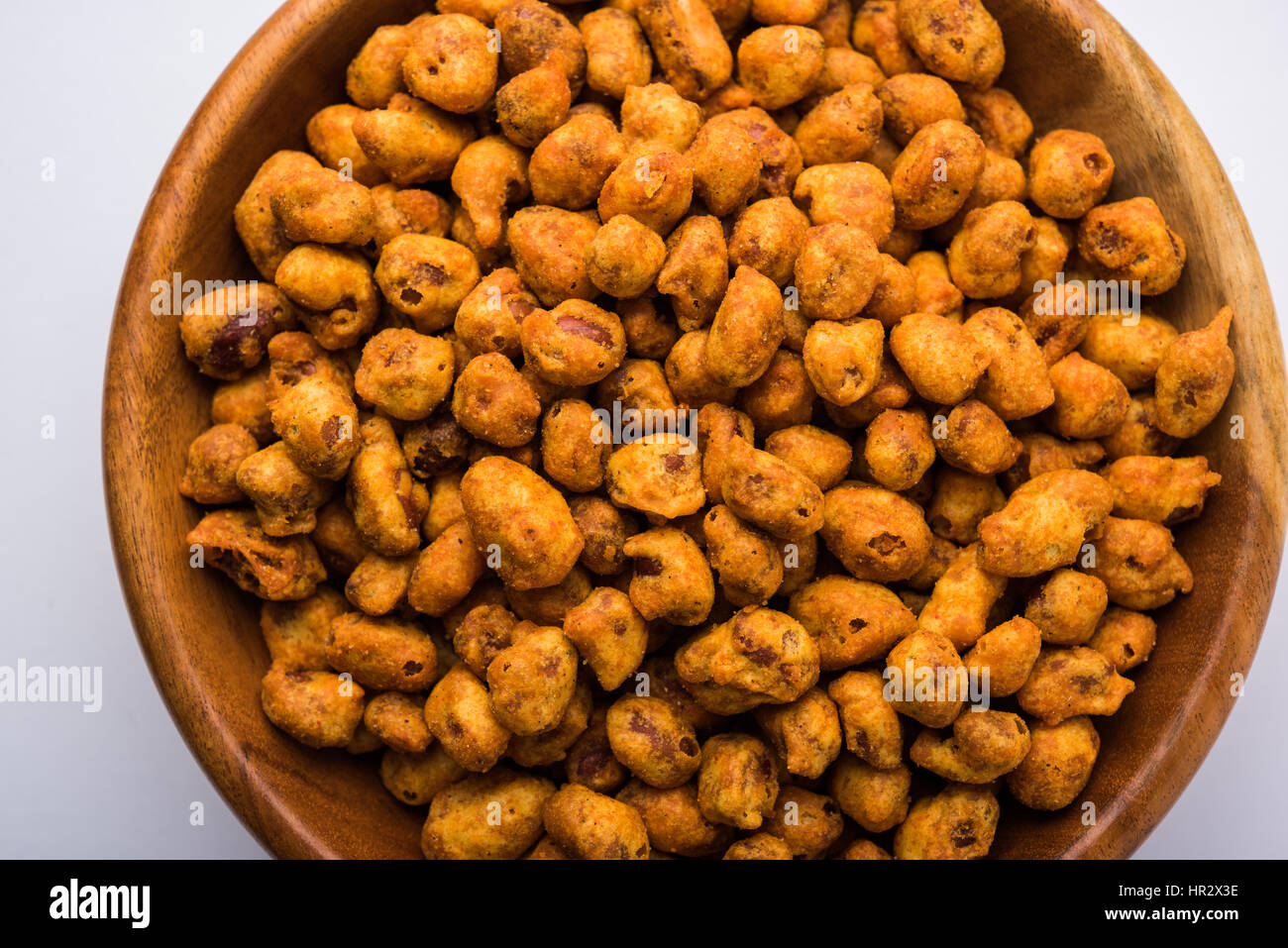 indian Spiced coated fried or tasty delicious Masala peanut Stock Photo ...