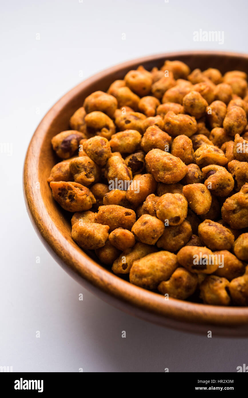 indian Spiced coated fried or tasty delicious Masala peanut Stock Photo ...