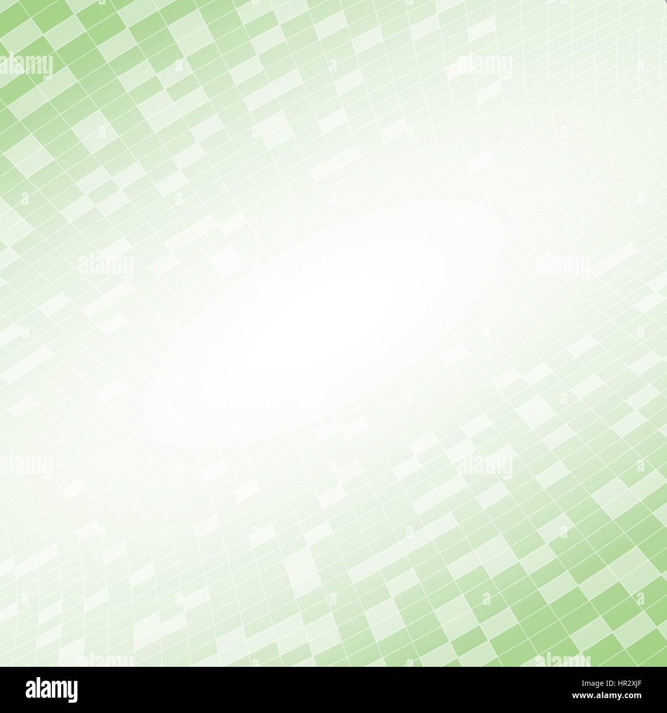 Green abstract background in vision perspective vector illustration ...