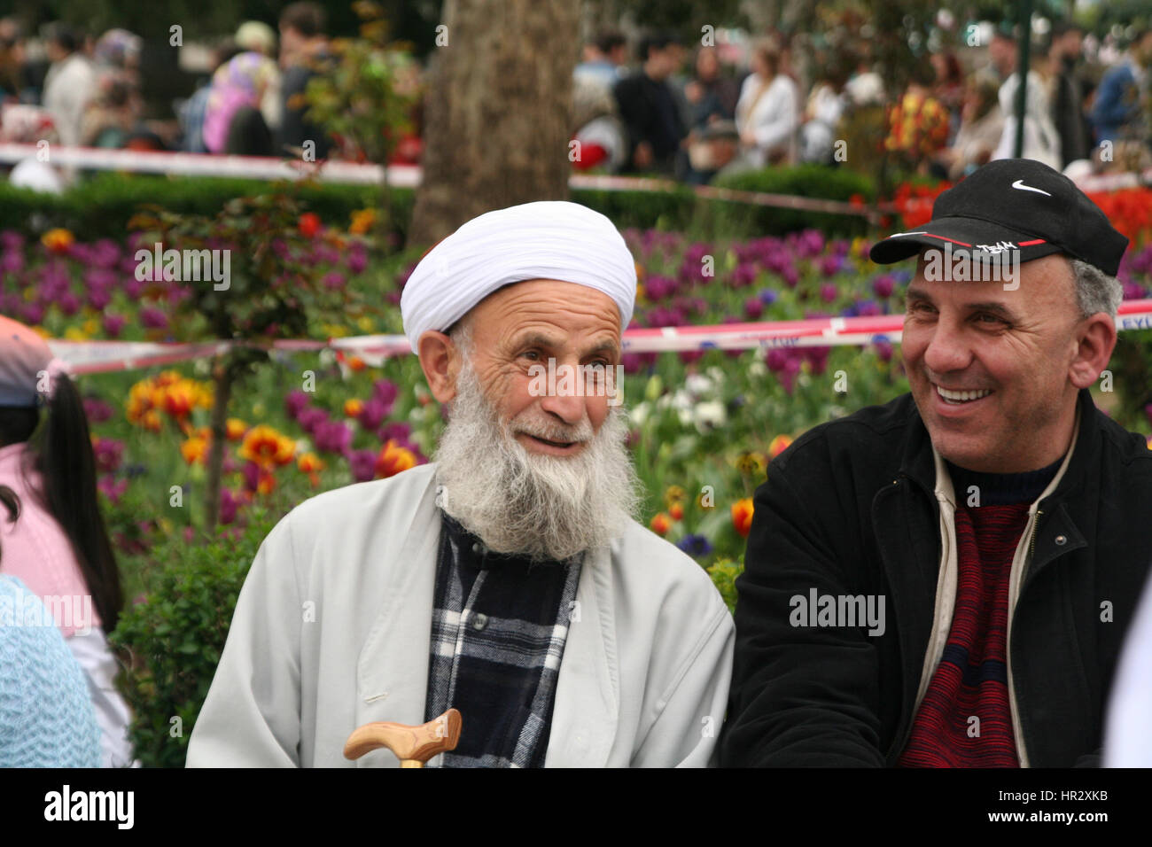 Turkish men in a park in Istanbul, Turkey Stock Photo - Alamy