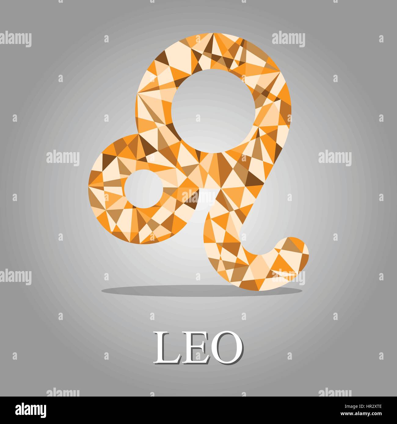 Polygonal lion vector illustration hi-res stock photography and images ...