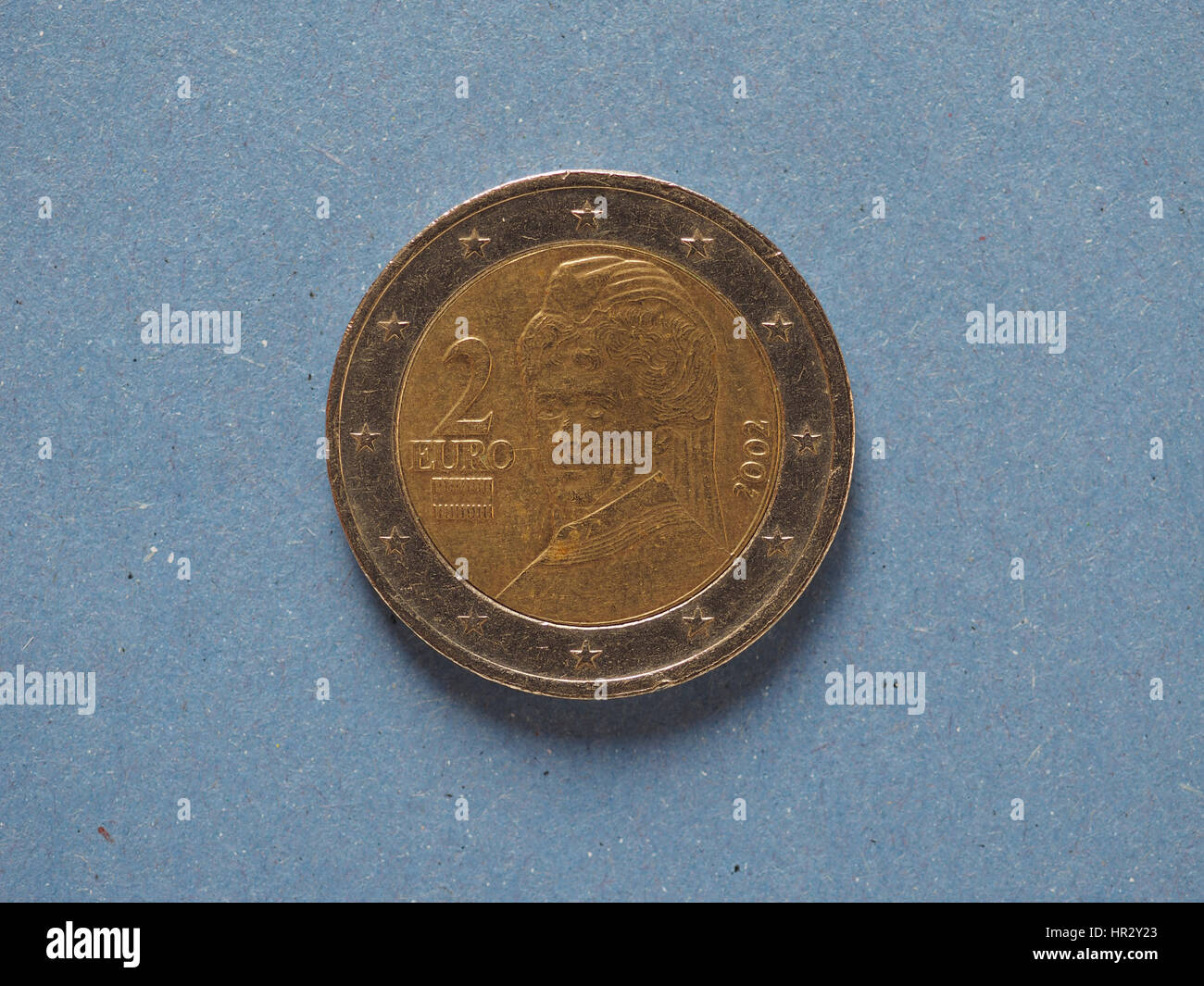 Austrian 2 euro coin hi-res stock photography and images - Alamy