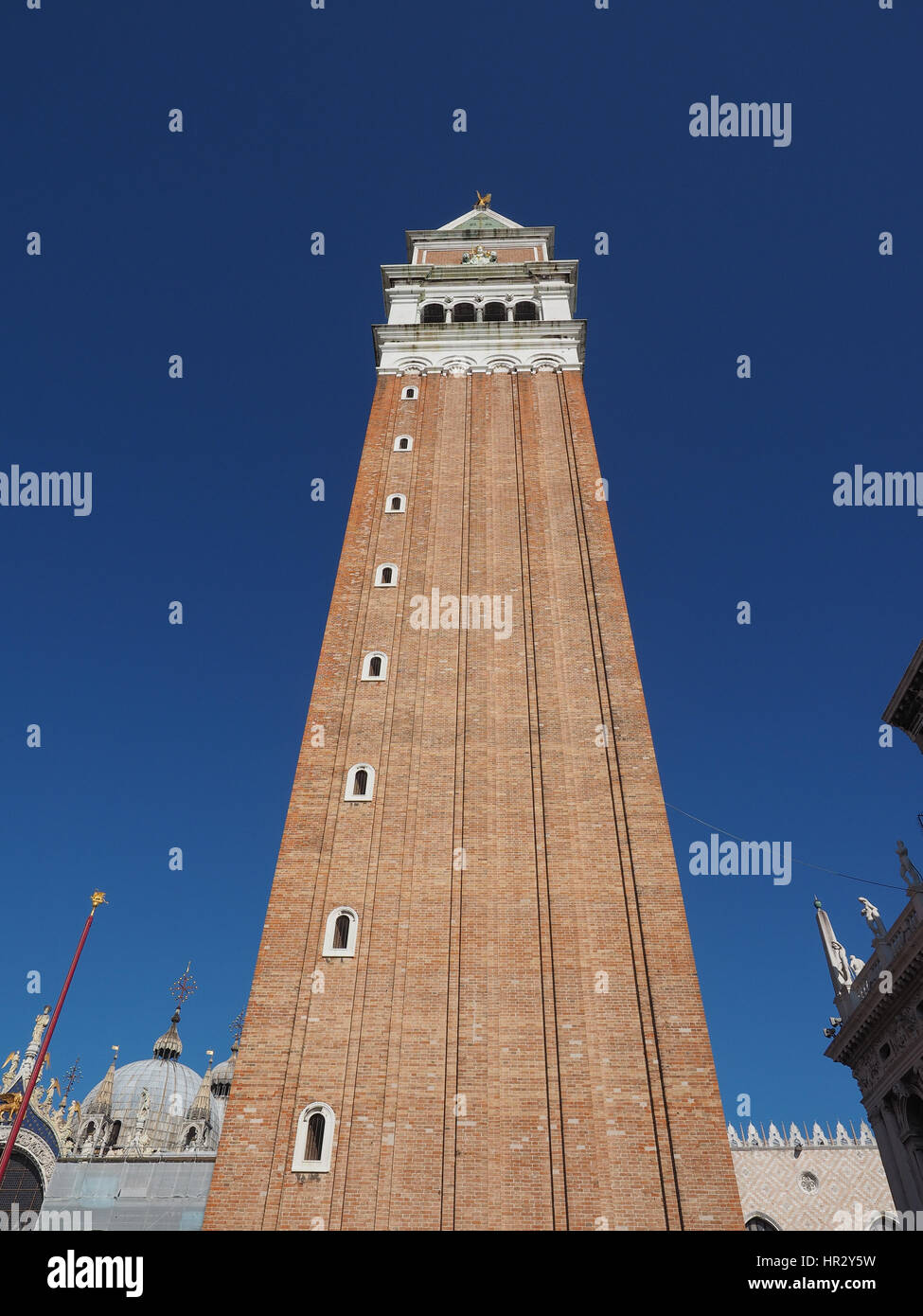Campanile San Marco (meaning St Mark church steeple) in St Mark square ...