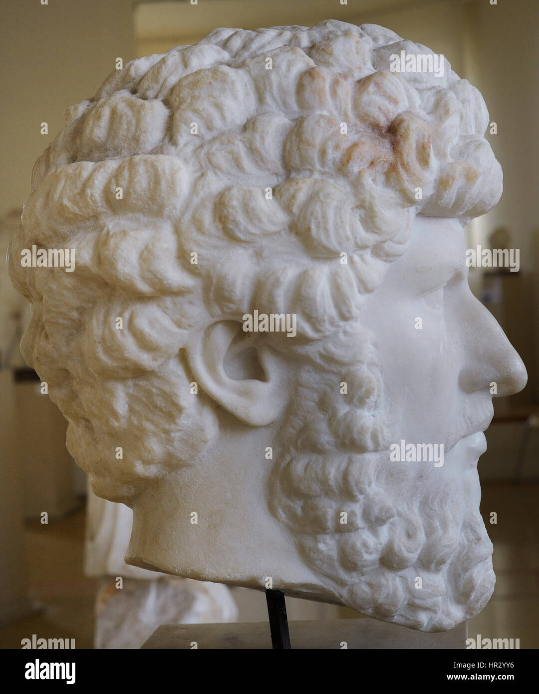 Portrait of emperor lucius verus marble hi-res stock photography and ...