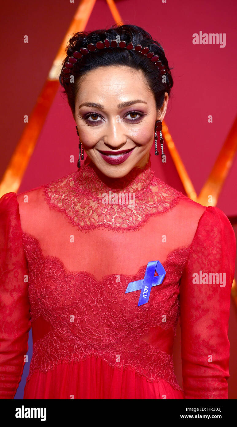 Ruth Negga arriving at the 89th Academy Awards held at the Dolby ...