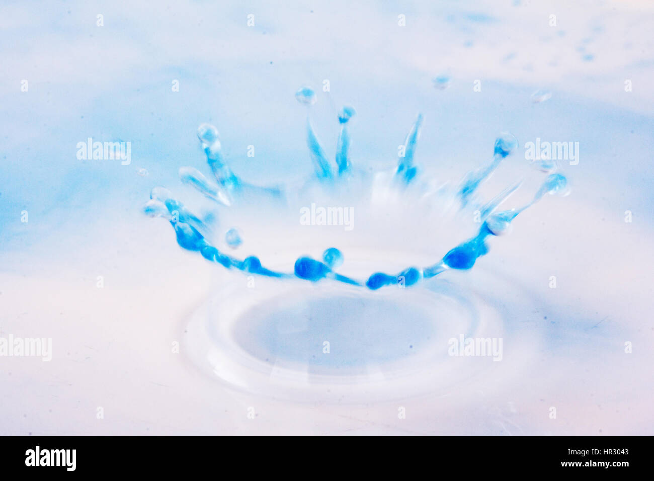 Colorful paint drop splashing on black a background Stock Photo - Alamy