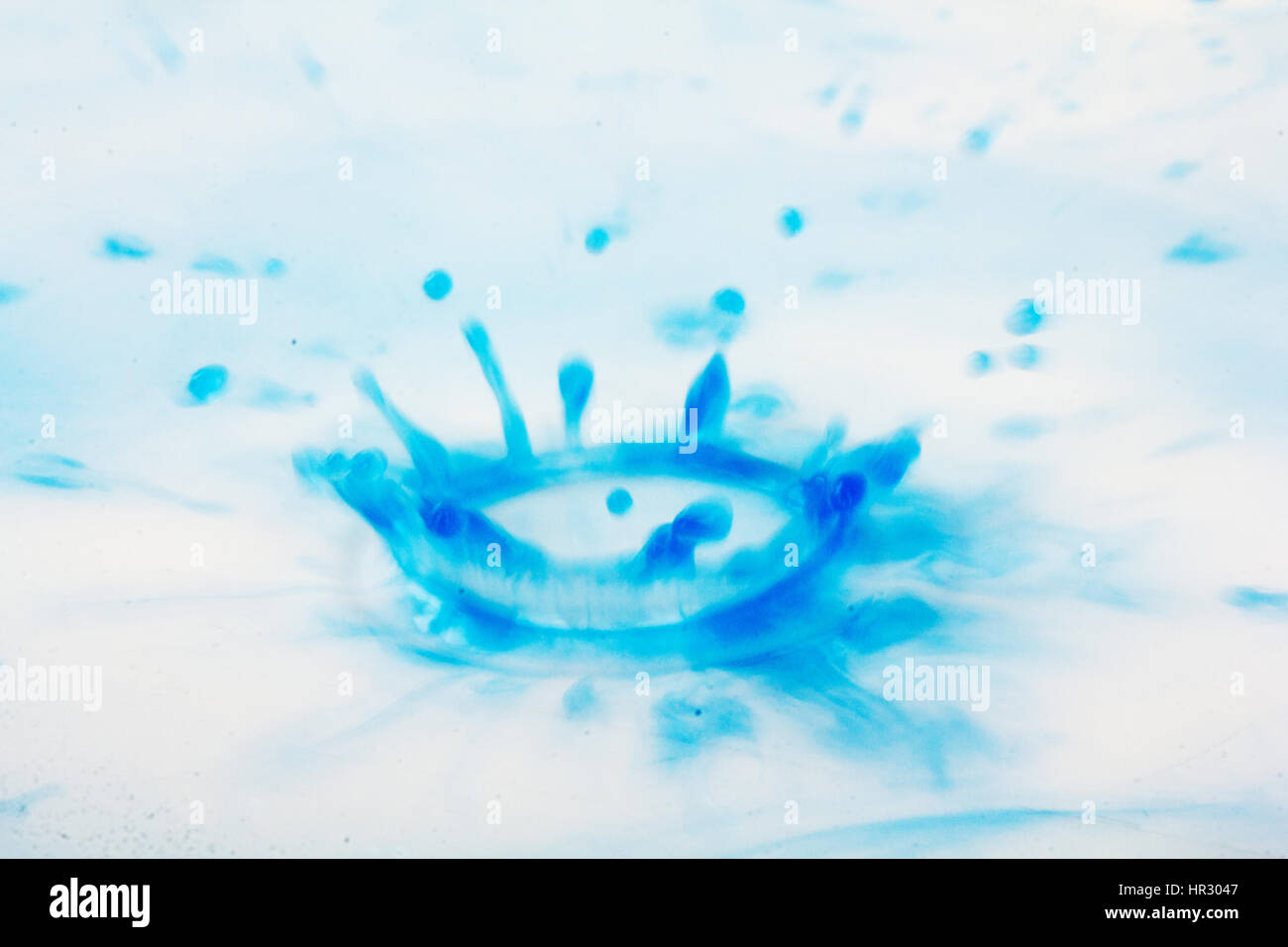 Colorful paint drop splashing on black a background Stock Photo - Alamy