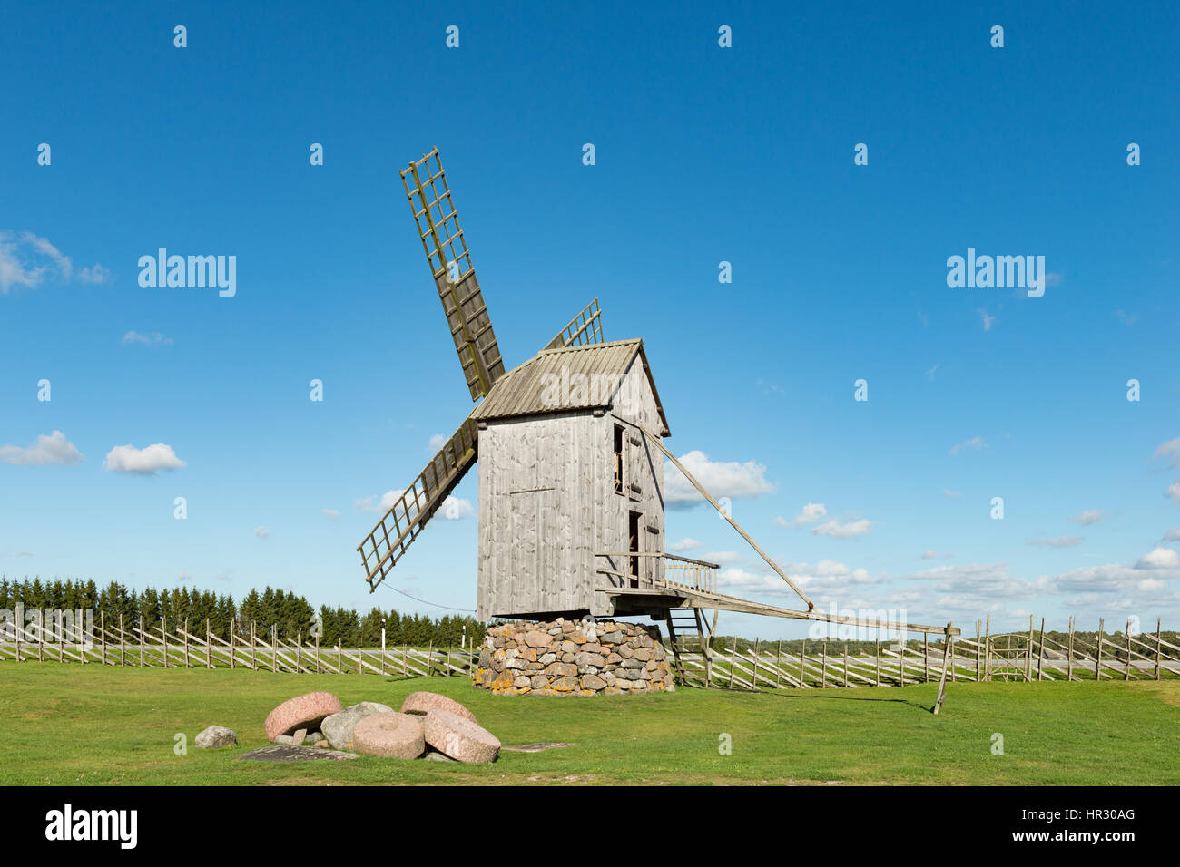 Angla, Island of Saaremaa, Estonia -27th of August 2016: The Heritage ...