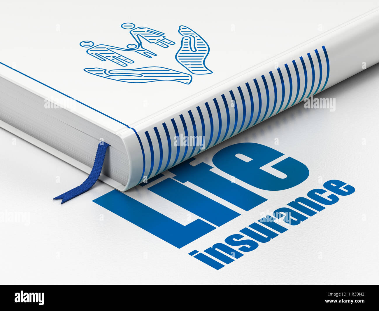 Insurance concept book family hi-res stock photography and images - Alamy