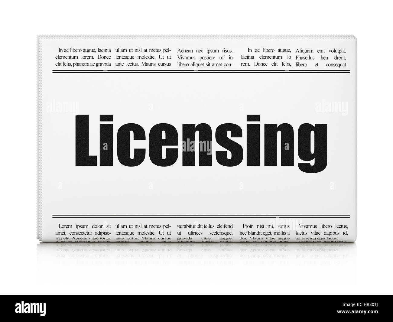 Law concept: newspaper headline Licensing Stock Photo - Alamy Law concept: newspaper headline Licensing Stock Photo - Alamy