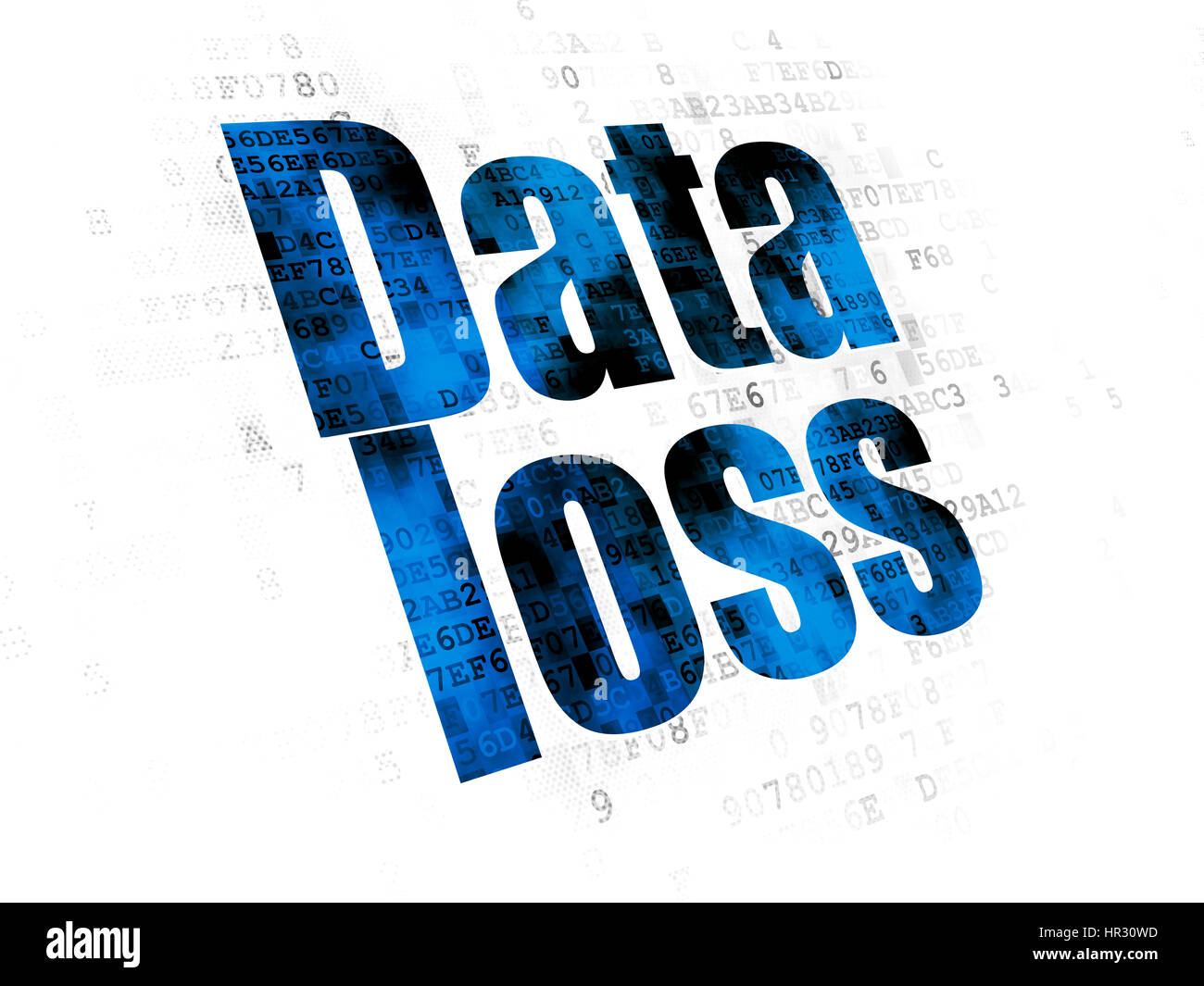 Data concept: Data Loss on Digital background Stock Photo - Alamy
