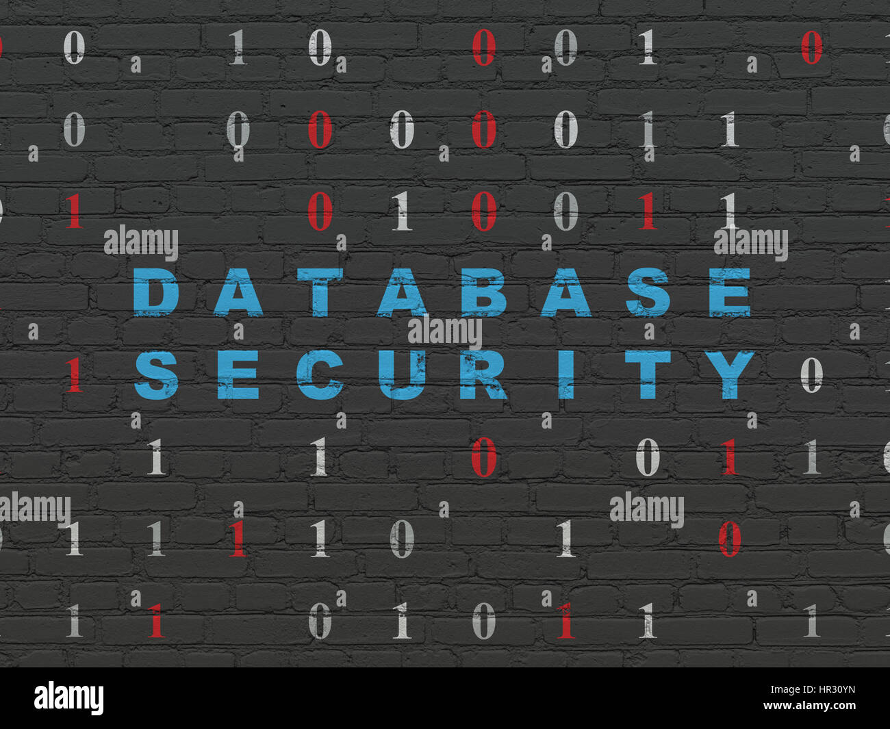 Safety concept: Database Security on wall background Stock Photo - Alamy
