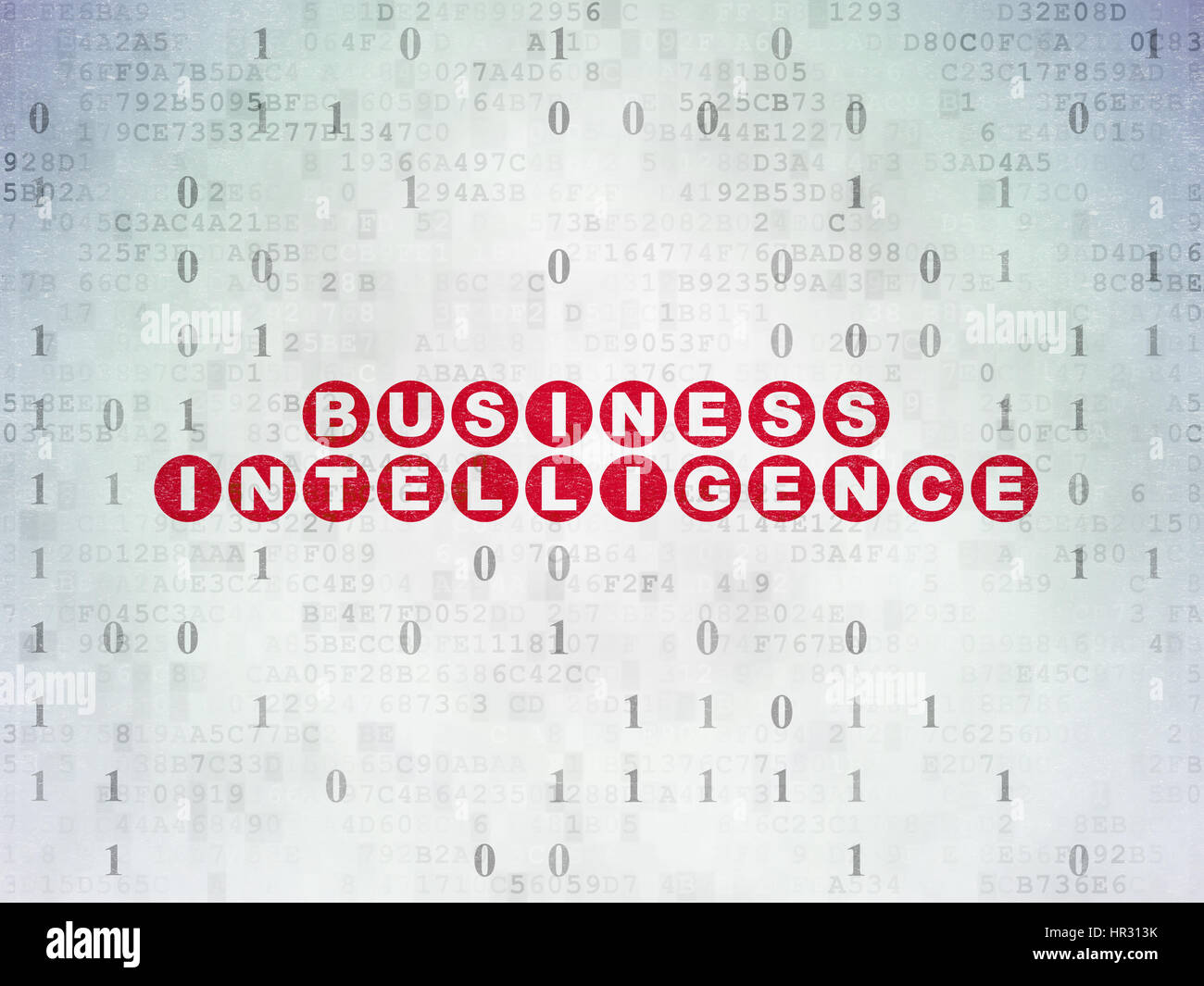 Business concept: Business Intelligence on Digital Data Paper ...