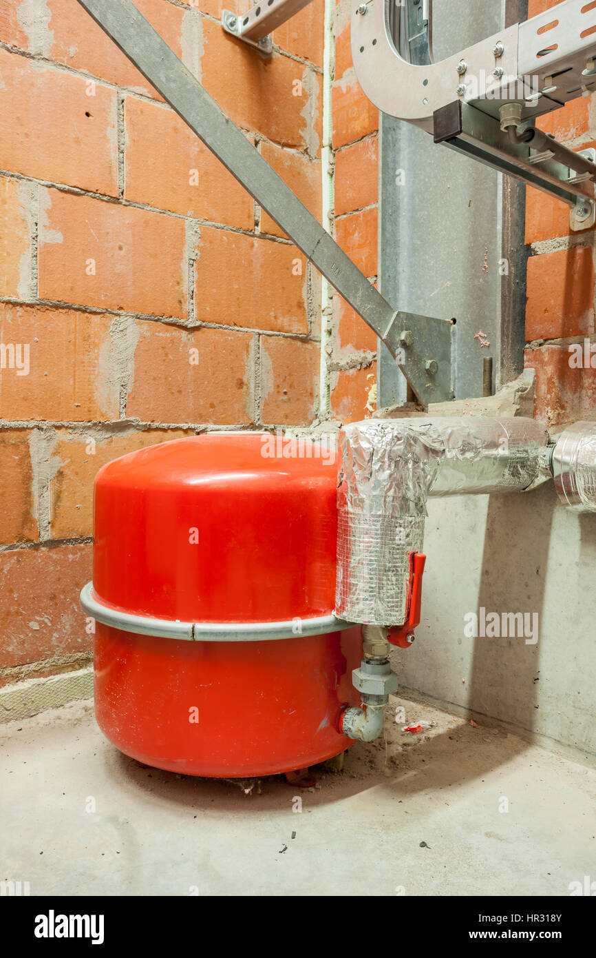 in the technical area, there are boosters for the water pipes of the ...