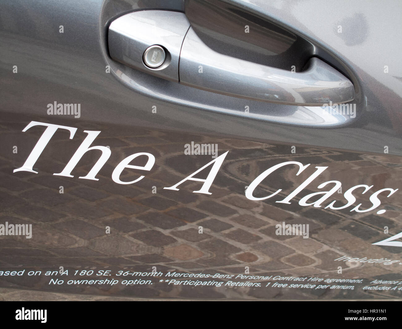 Mercedes Benz A Class saloon, car leasing promotion held at Parkway ...