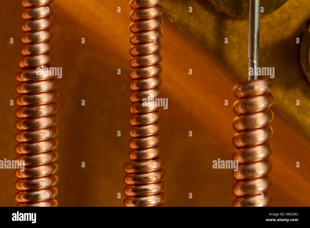 Upright piano strings hi-res stock photography and images - Alamy