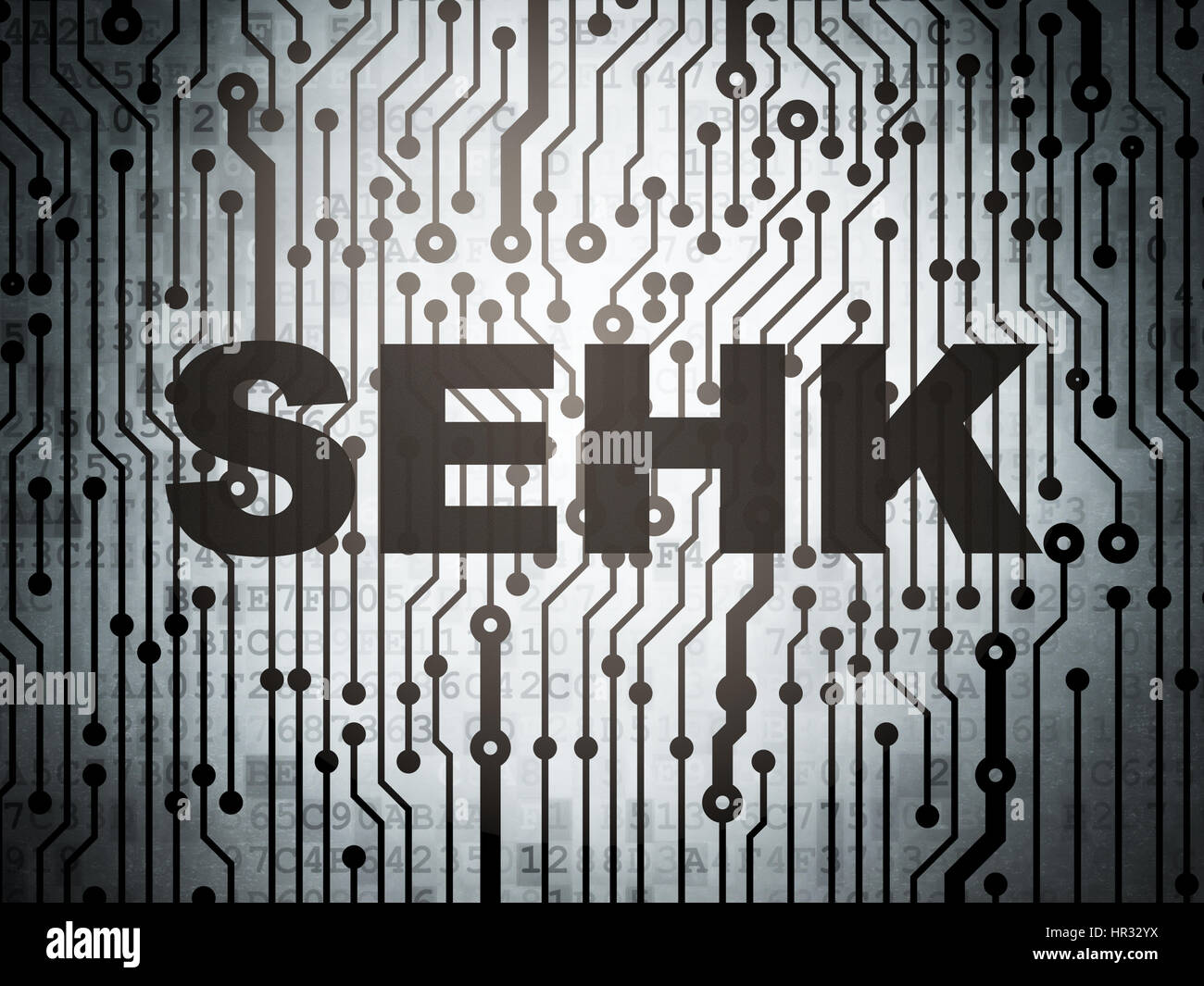 Stock market indexes concept: circuit board with SEHK Stock Photo - Alamy