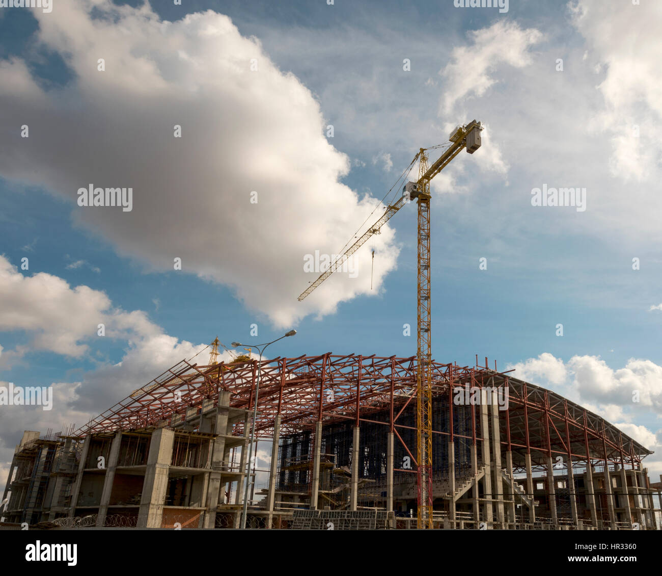 crane on the construction site Stock Photo - Alamy