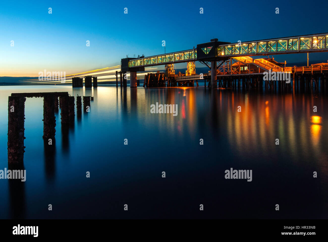 Ferry Ride Terminal in Kingston, Washington Stock Photo - Alamy