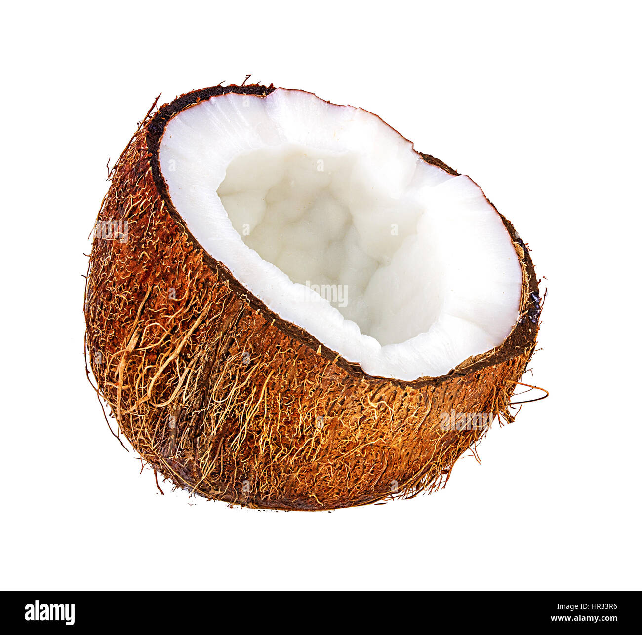 Coconuts isolated on white background Stock Photo - Alamy