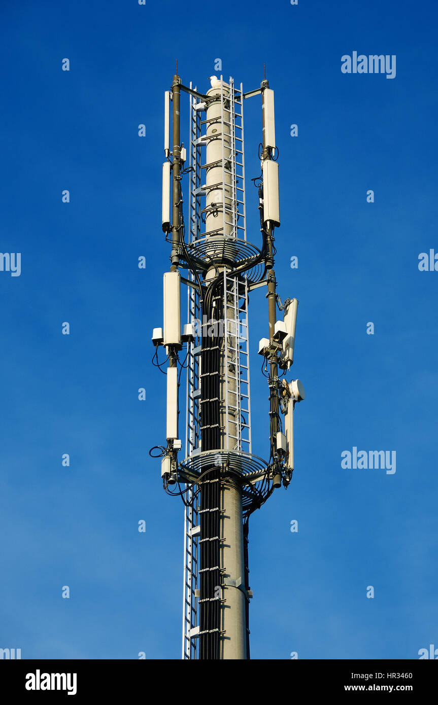 radio tower for digital communication Stock Photo - Alamy
