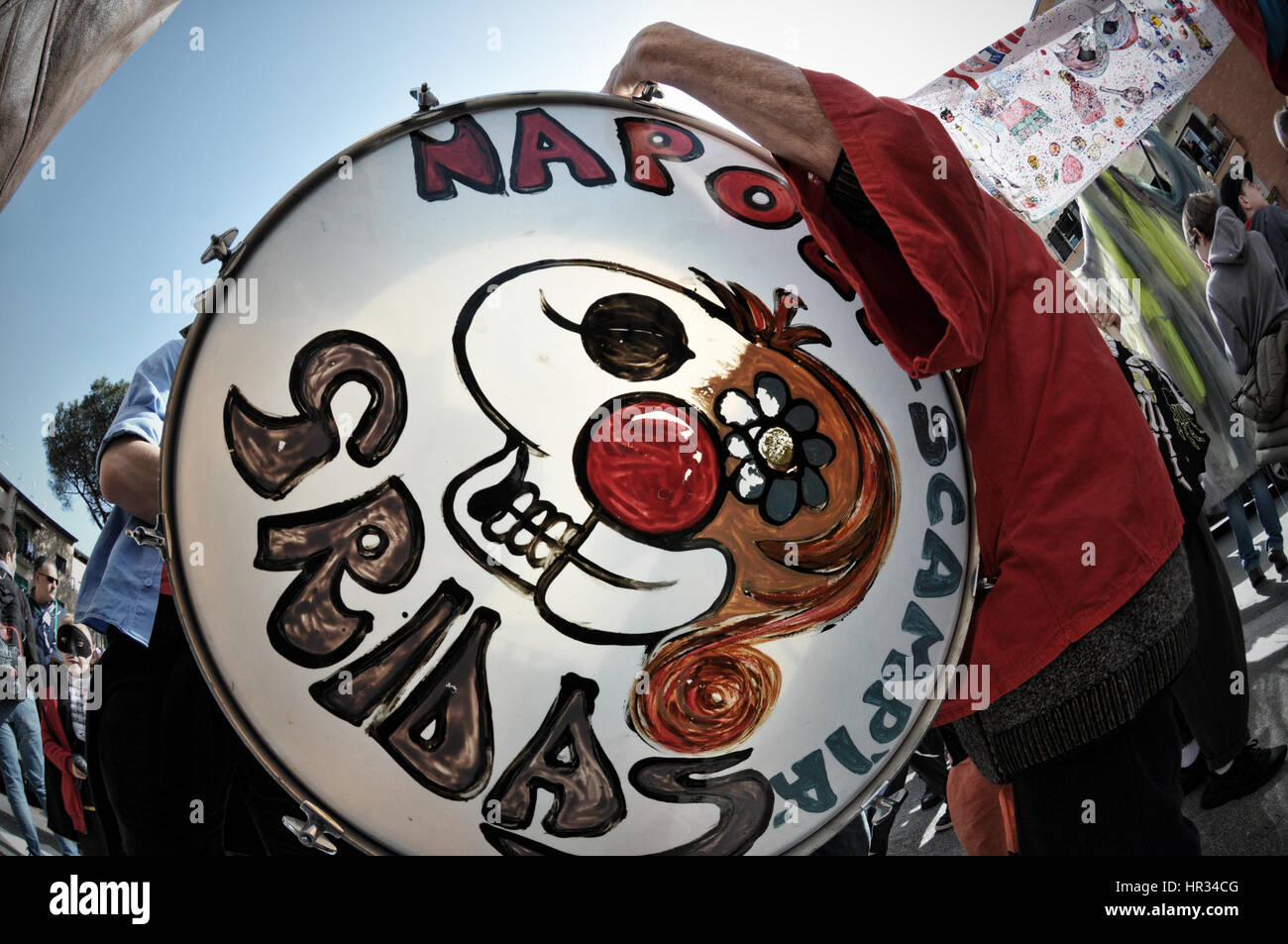 Scampia, Italy. 26th Feb, 2017. It was held on the streets of Scampia ...