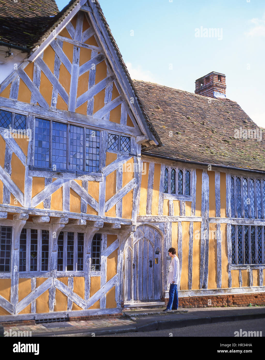15th century Little Hall, Market Square, Lavenham, Suffolk, England ...