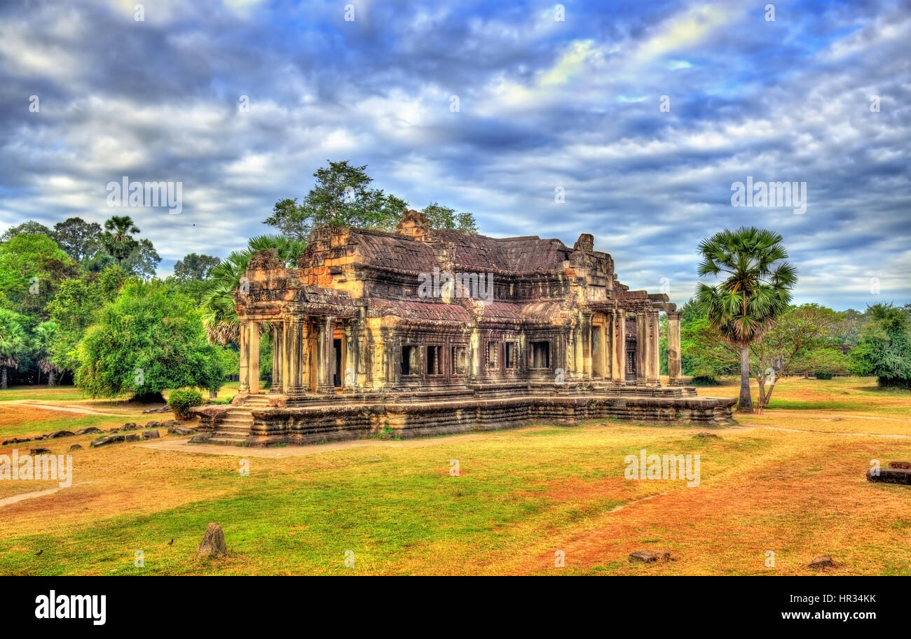 Ancient Library at Angkor Wat, Cambodia Stock Photo - Alamy