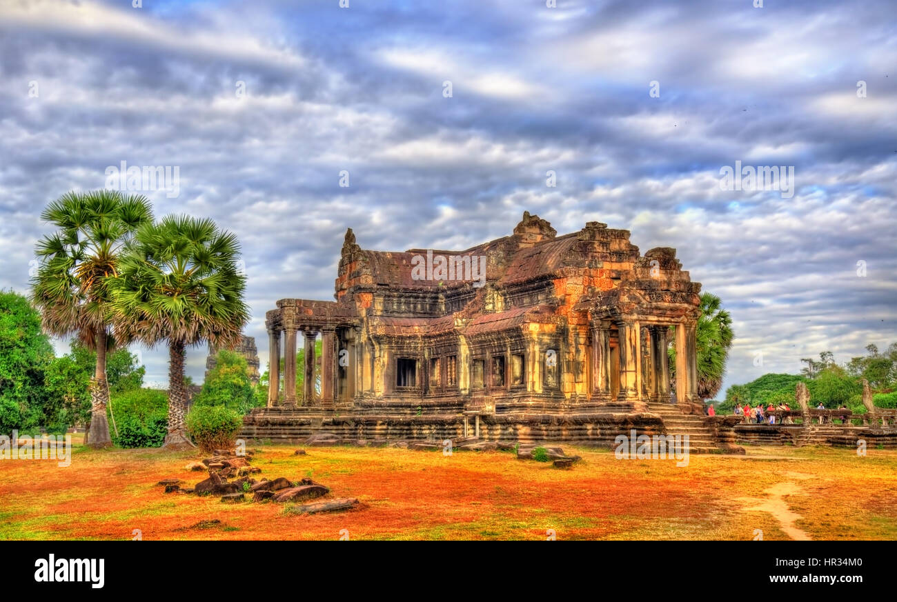 Ancient Library at Angkor Wat, Cambodia Stock Photo - Alamy
