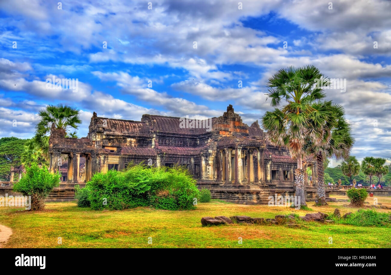 Ancient Library at Angkor Wat, Cambodia Stock Photo - Alamy