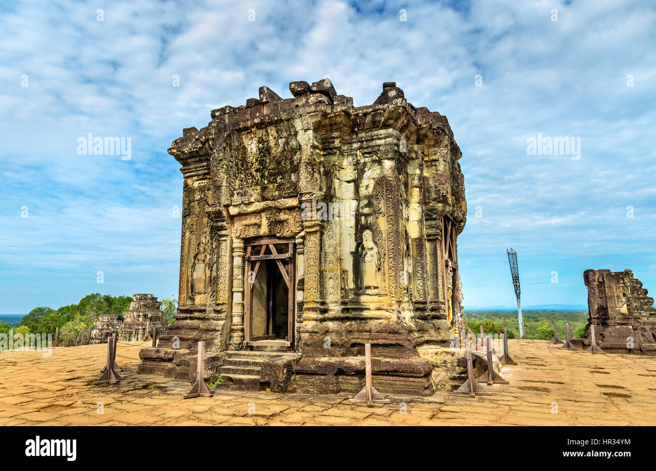 Phnom Bakheng, a Hindu and Buddhist temple at Angkor Wat - Cambodia ...
