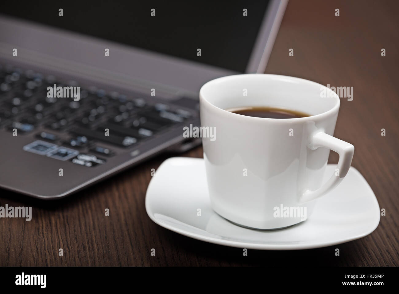 Coffee dark background computer hi-res stock photography and images - Alamy