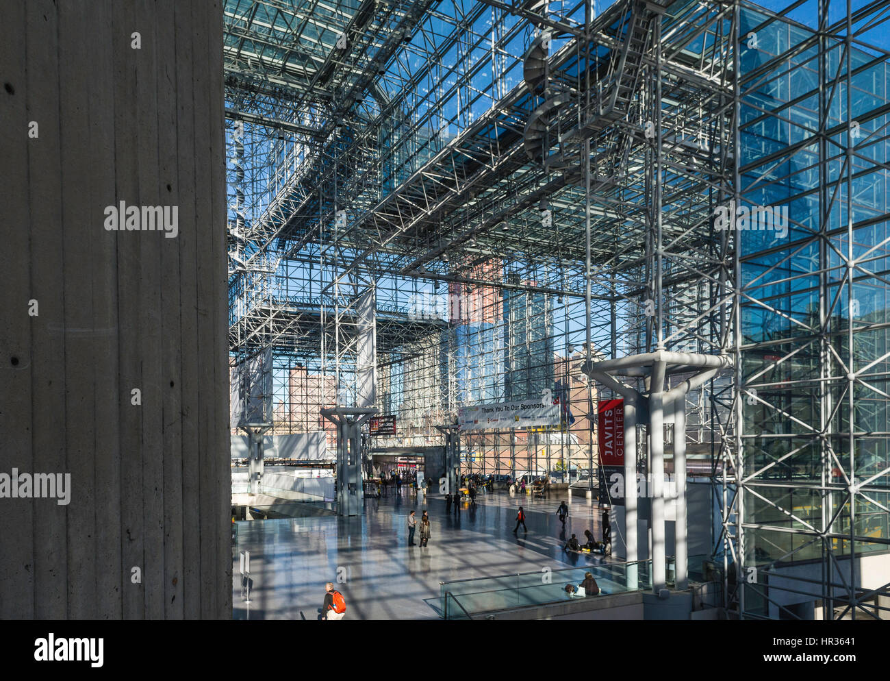 Jacob Javits conference, convention exhibit hall center, NYC Stock ...