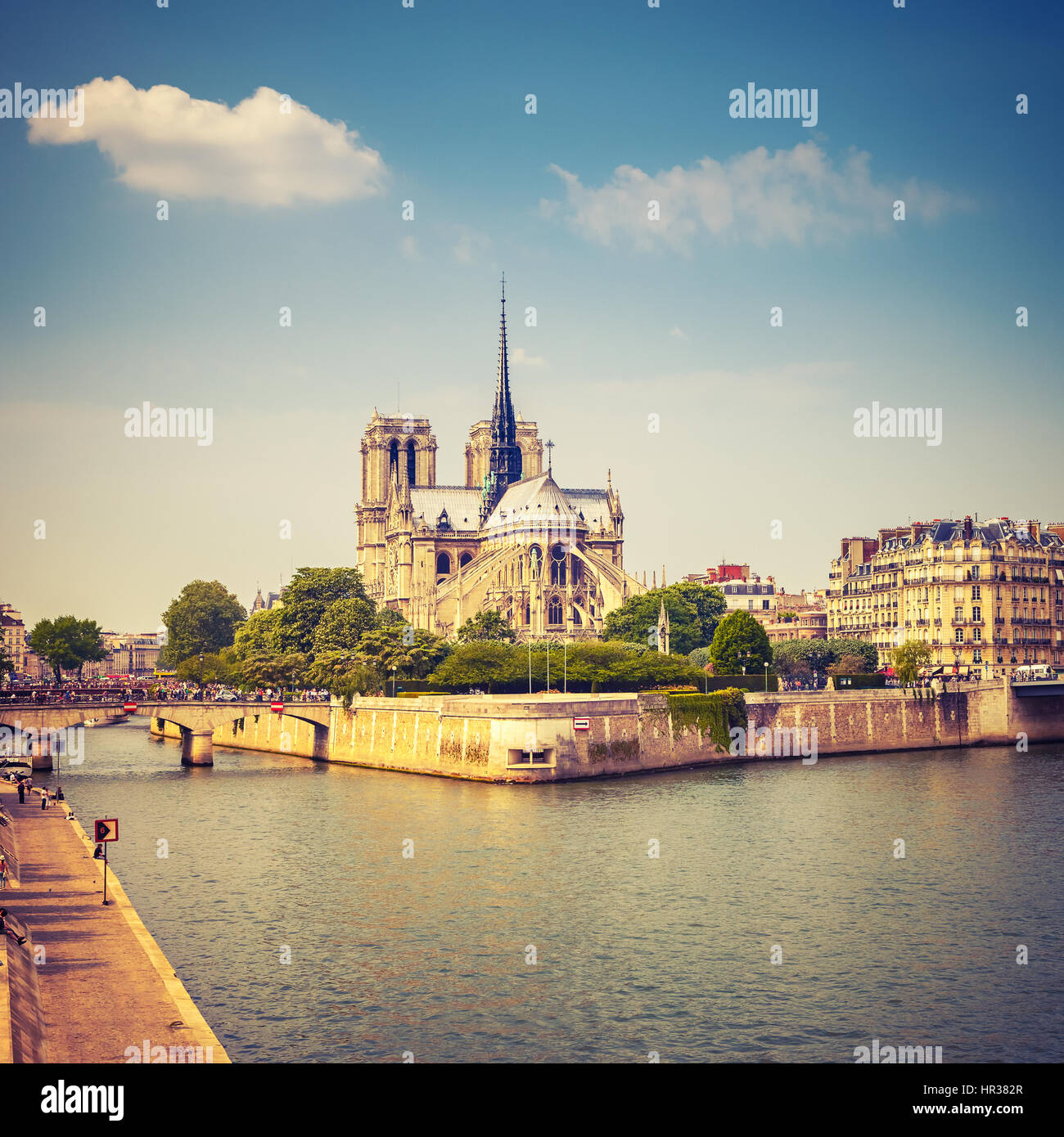 Notre dame cathedral spring hi-res stock photography and images - Alamy
