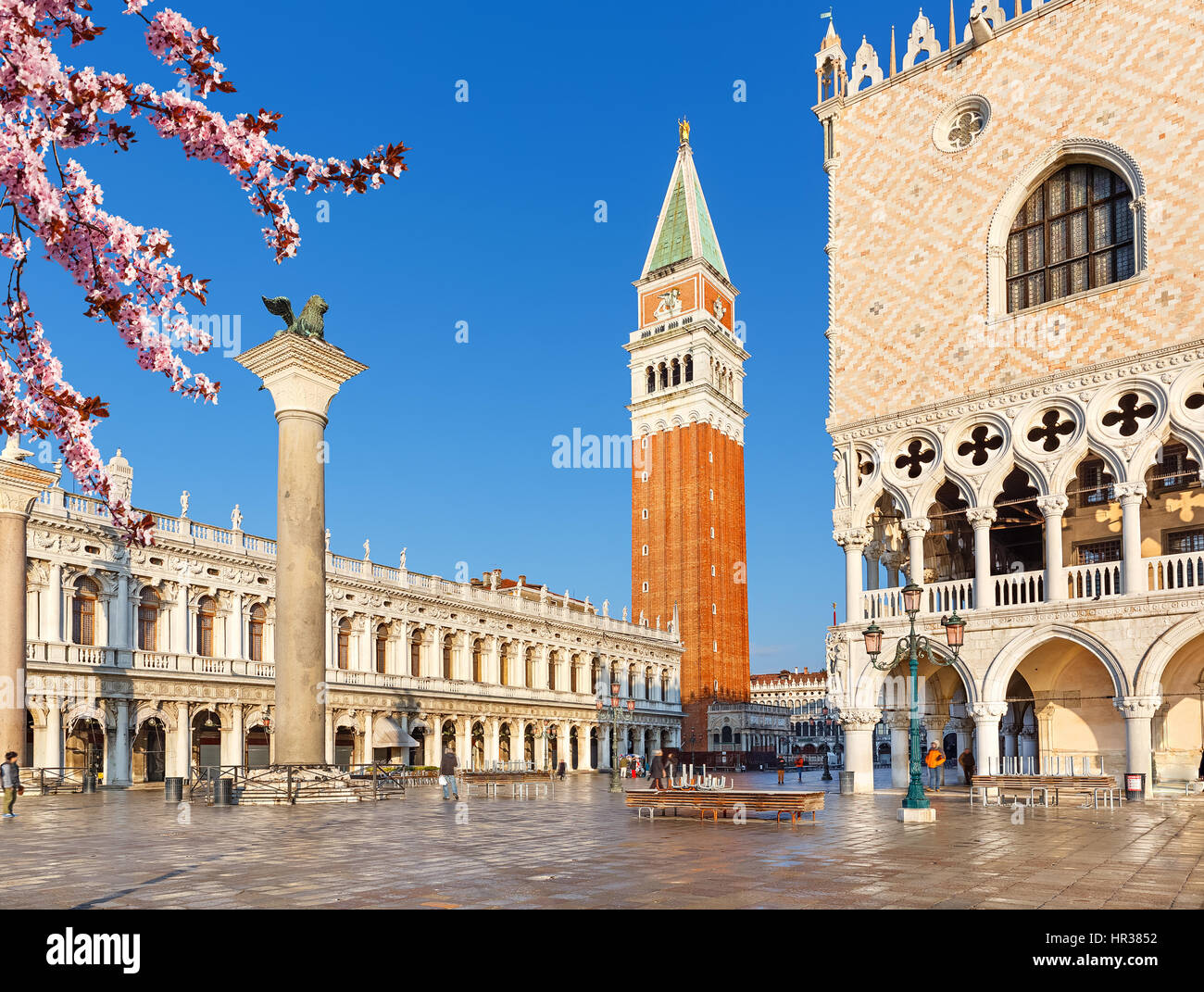 Piazza San Marko at spring, Venice Stock Photo - Alamy