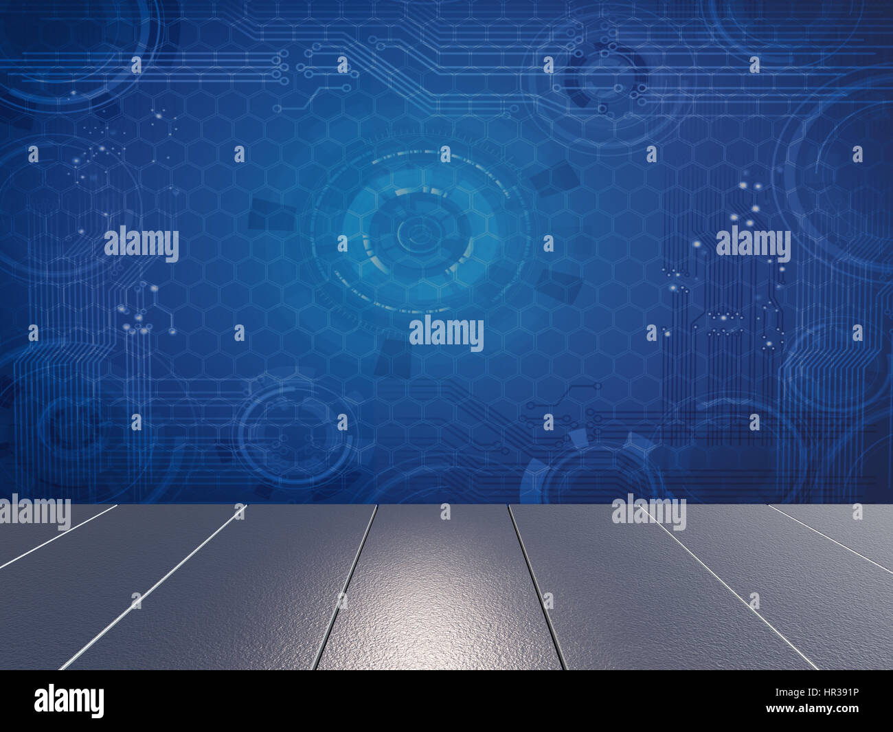 Abstract futuristic background in IT concept Stock Photo - Alamy