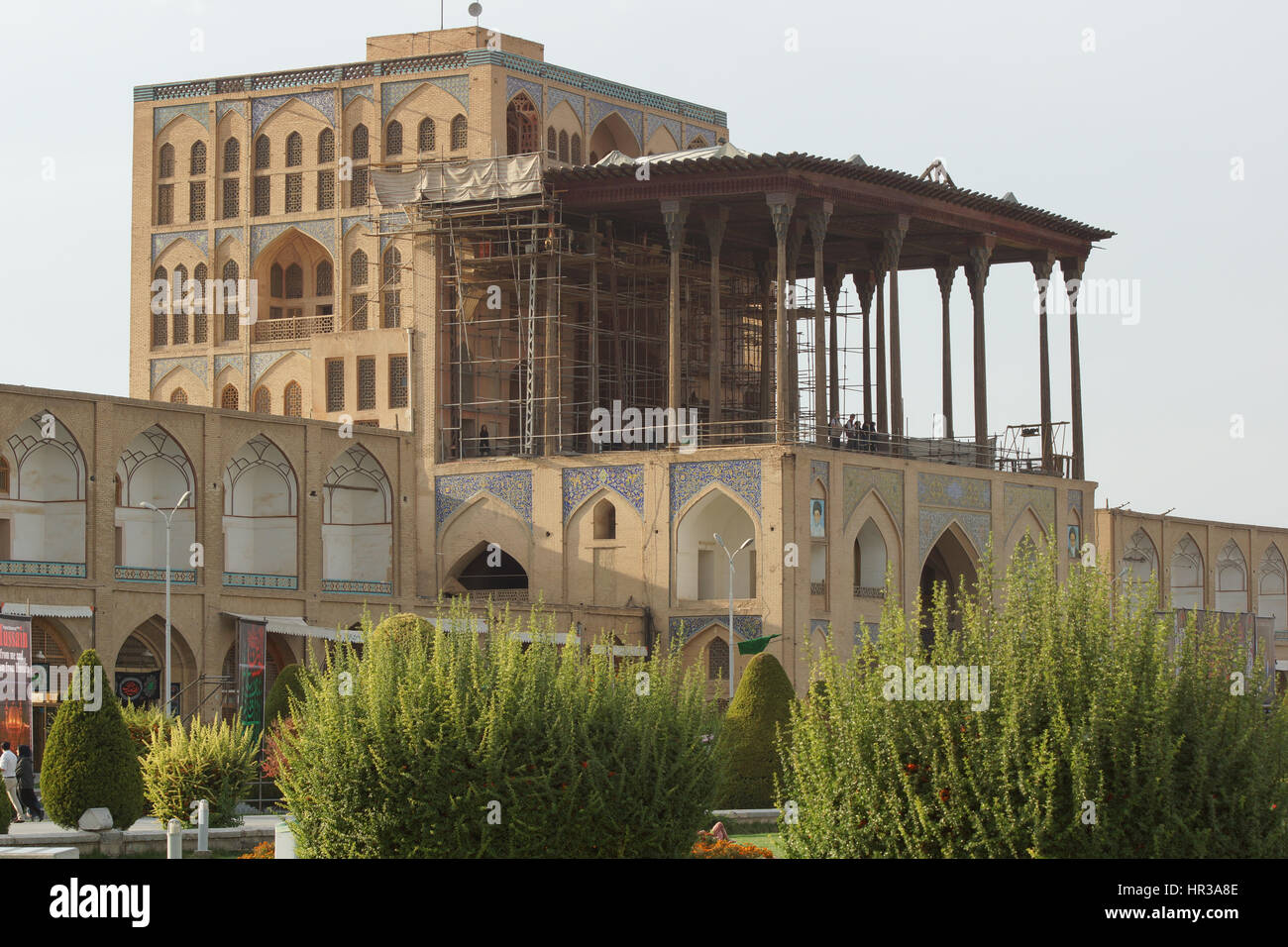 ISFAHAN, IRAN - OCTOBER 10, 2016: Ali Qapu Palace on Meydan-e Imam on ...