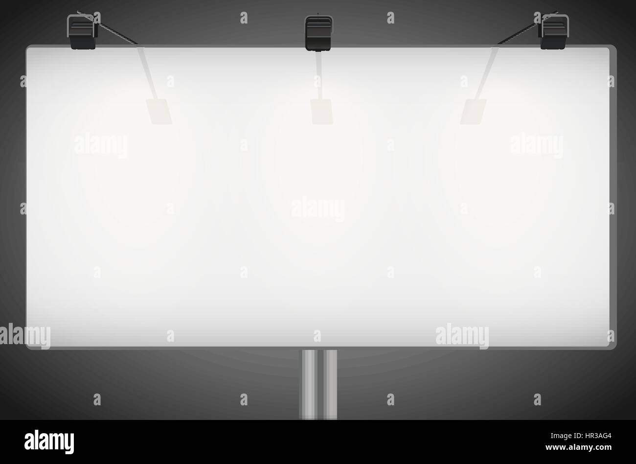 Billboard night Stock Vector Images - Alamy