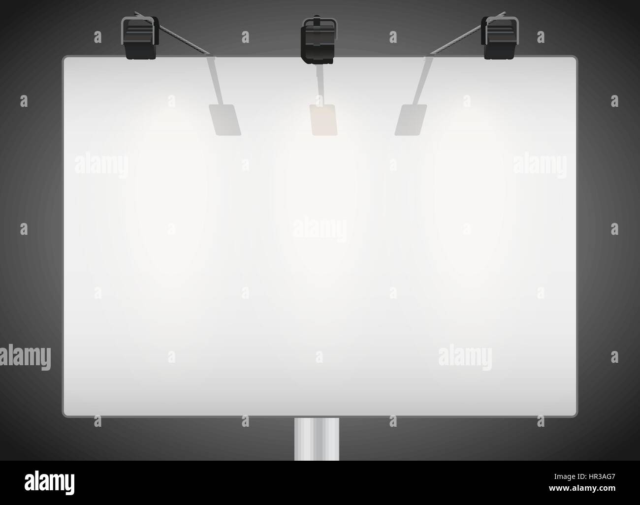 Closeup Empty mockup billboard Stock Vector Image & Art - Alamy