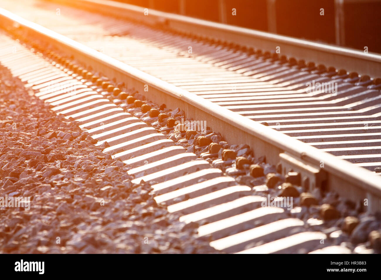 Perspective view of the railway hi-res stock photography and images - Alamy
