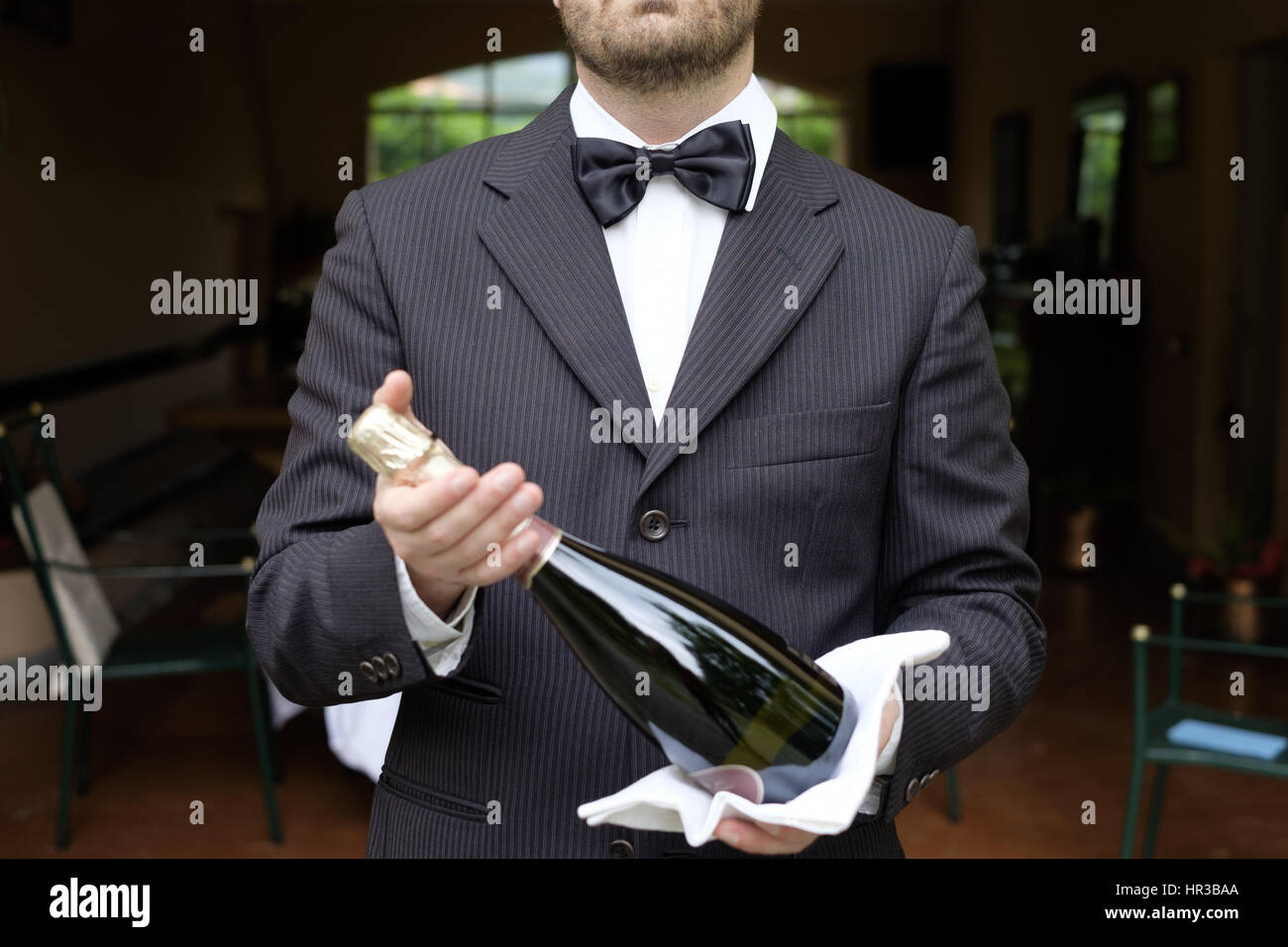 Champagne Flutes Serve High Resolution Stock Photography and Images - Alamy