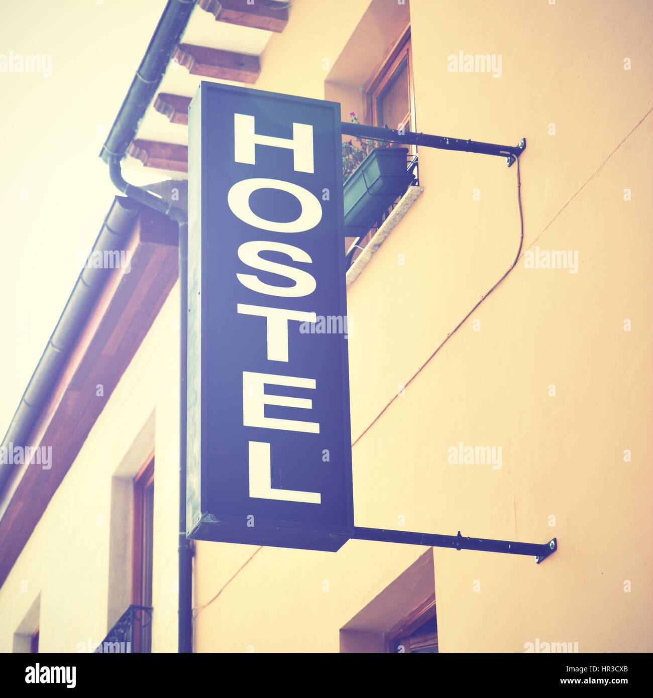 Hostel sign hi-res stock photography and images - Alamy