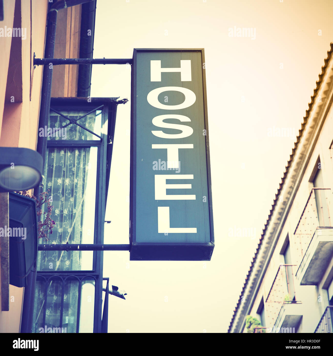 Signage hostel hi-res stock photography and images - Alamy
